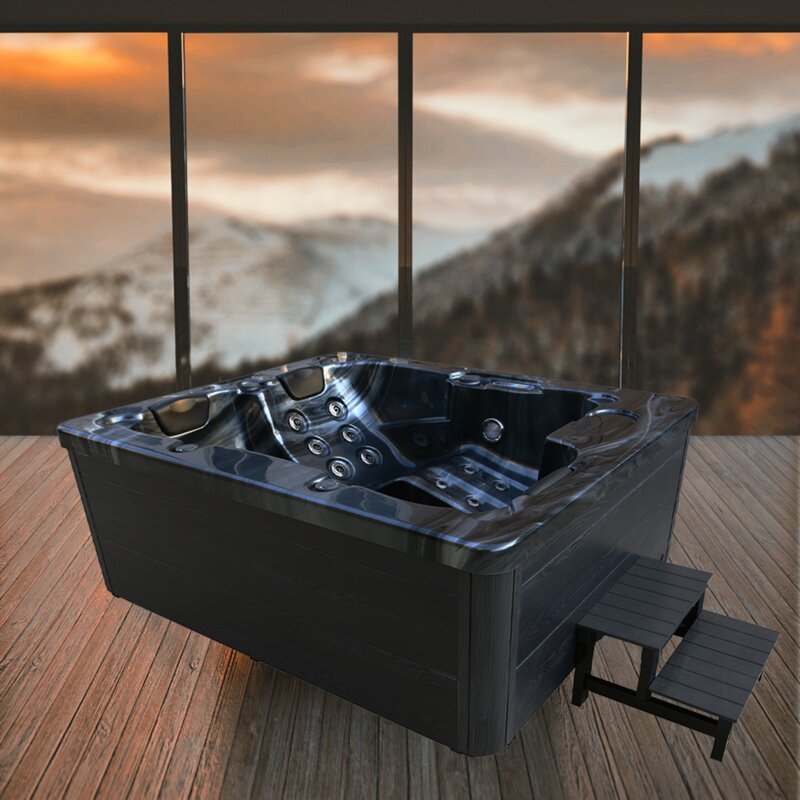 WSINC 3 - Person 27 - Jet Acrylic Rectangular Hot Tub with Ozonator in ...