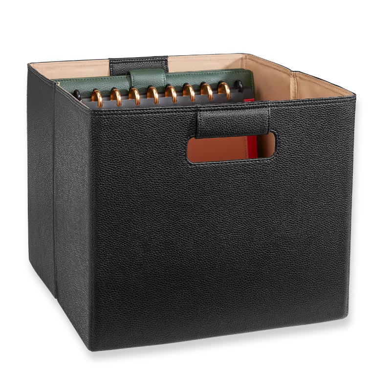 LevTex Pebbled Large Foldable File Storage Box