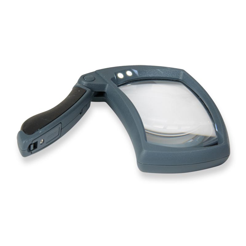 Folding Magnifier with Leather Pouch