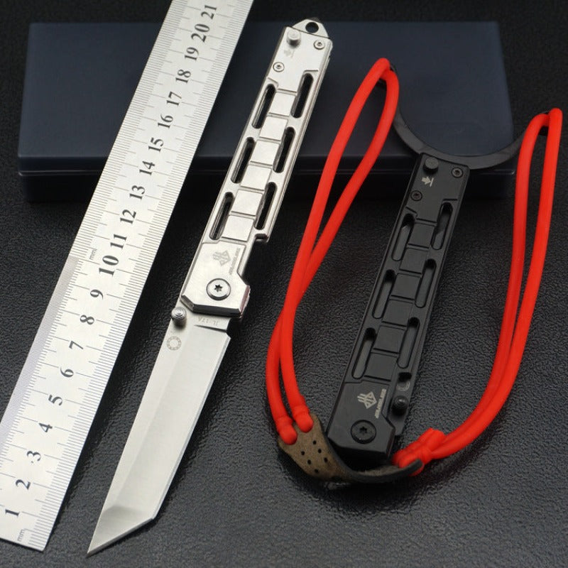 Slingshot pocket knife