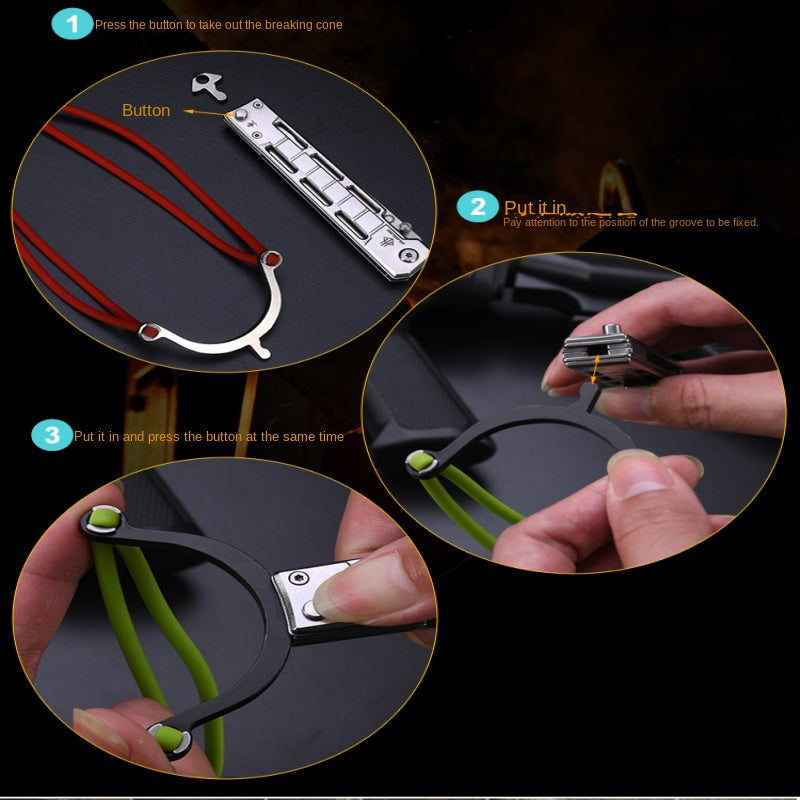 Slingshot pocket knife