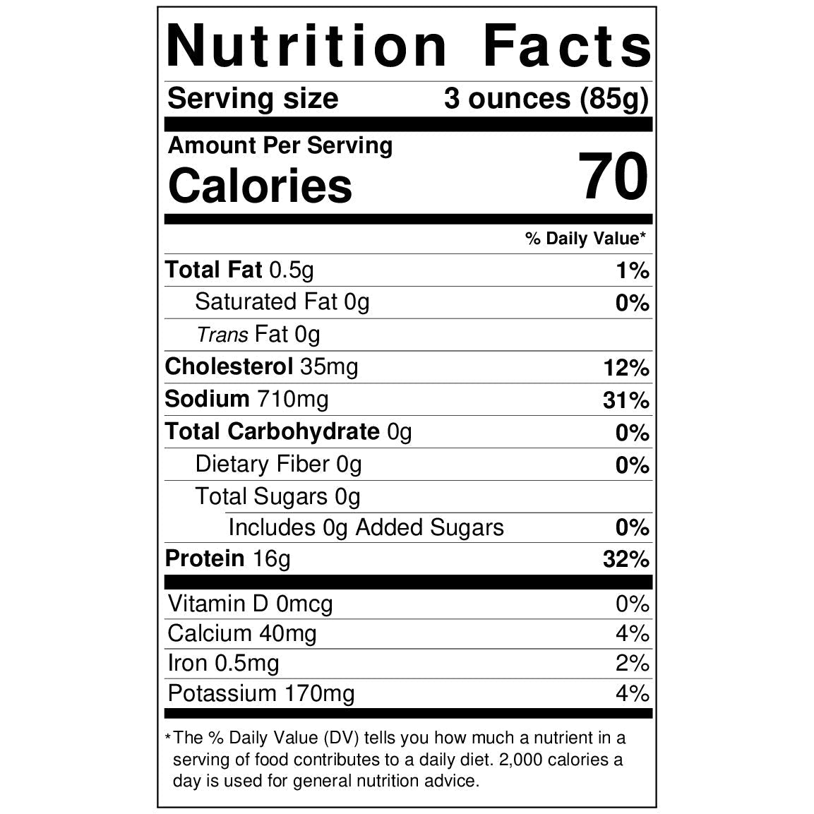 Red King Crab Merus Segment - Prime Cut - 2 lbs.