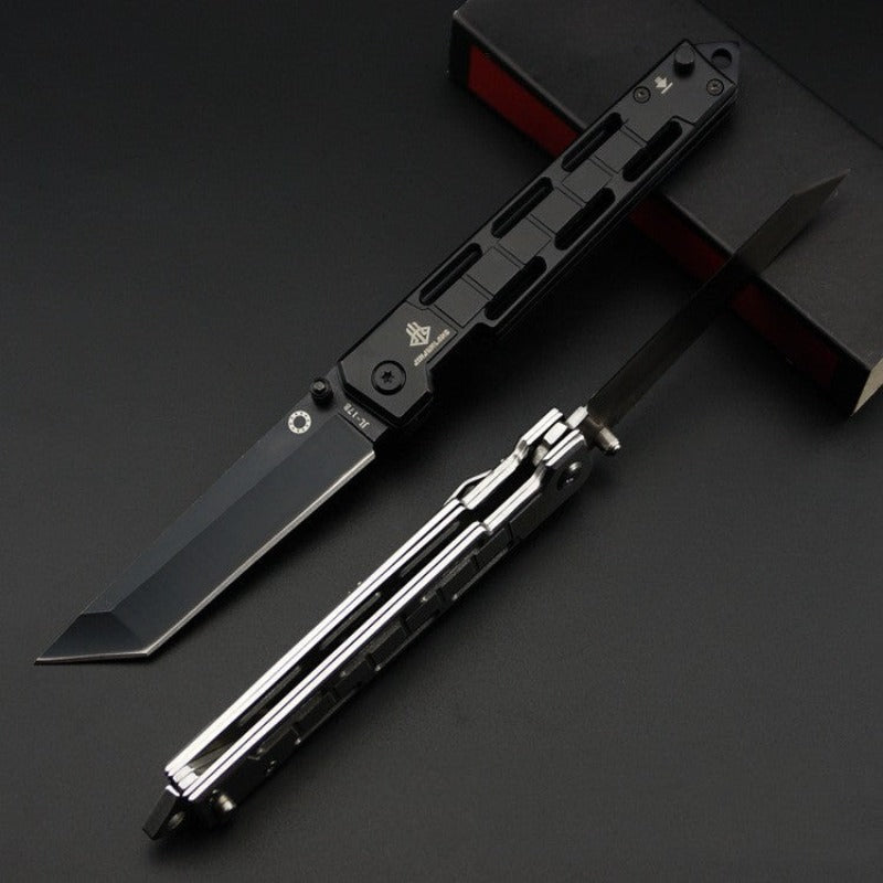 Slingshot pocket knife