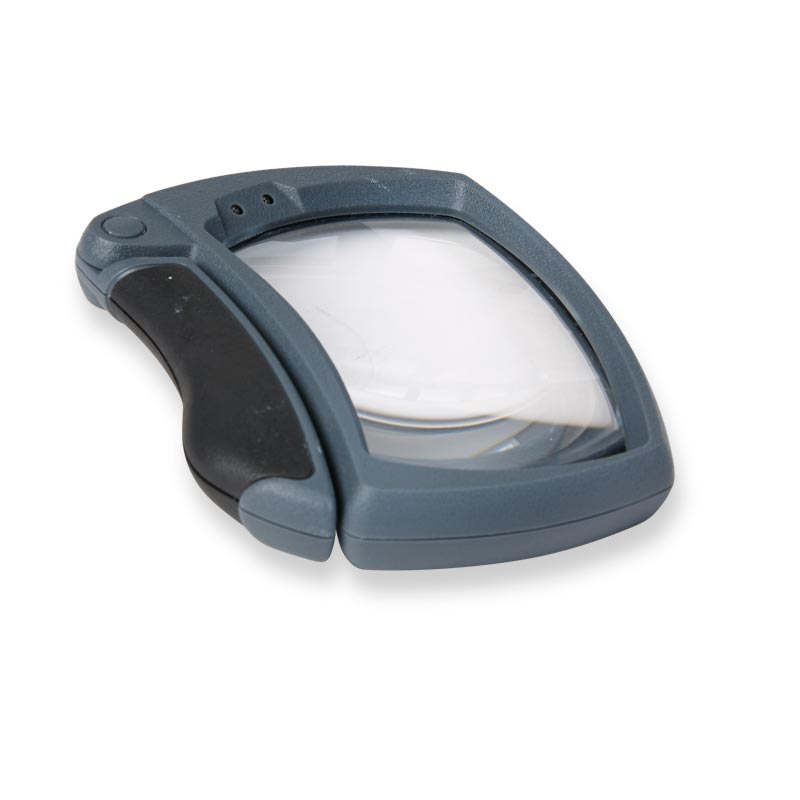 Folding Magnifier with Leather Pouch