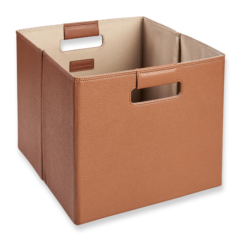 LevTex Pebbled Large Foldable File Storage Box