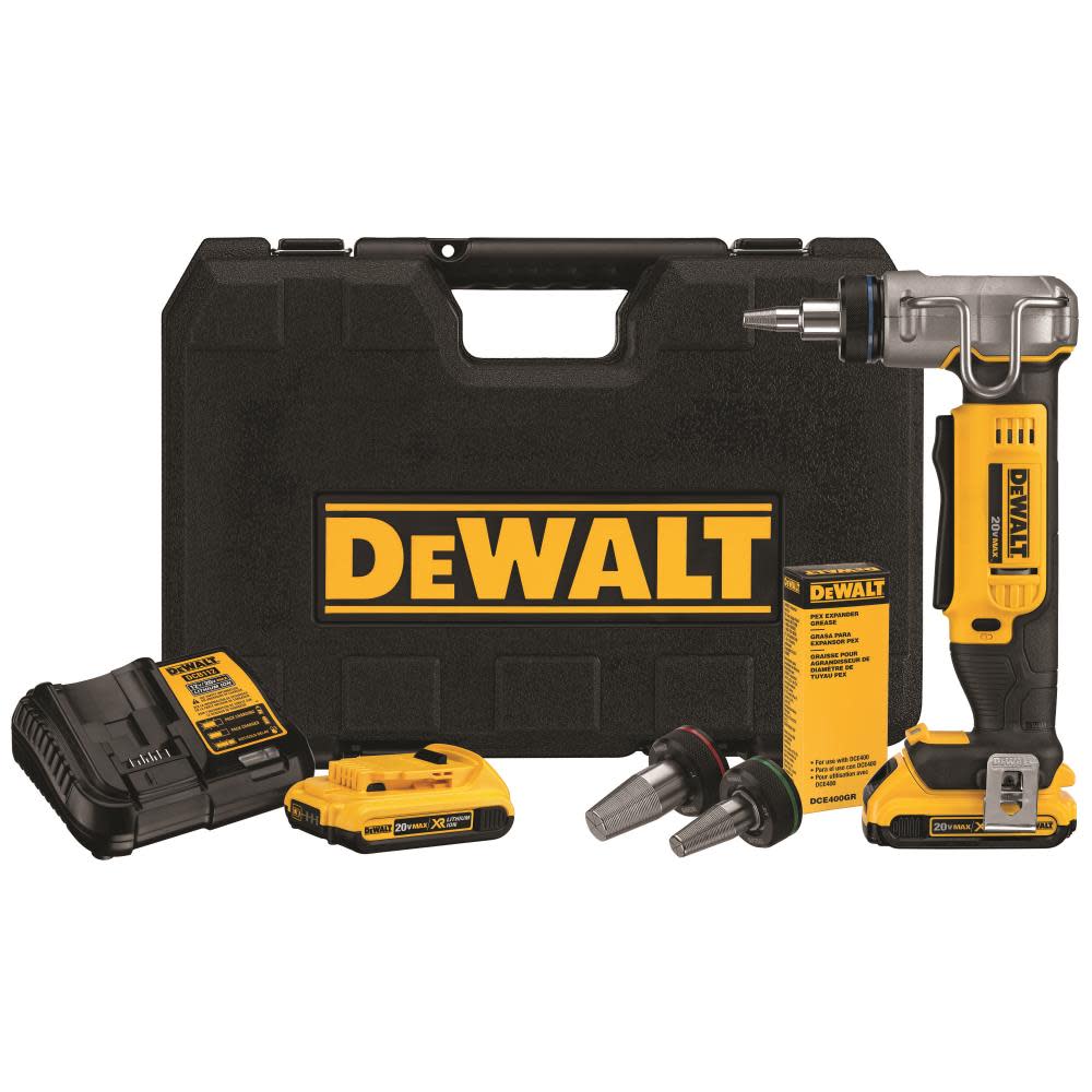 DEWALT 20V MAX XR 1-in PEX Expander Tool Kit DCE400D2 from